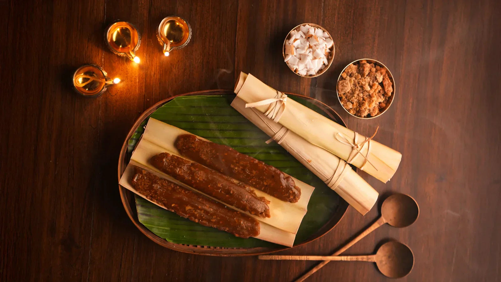 Celebrating Karthigai Deepam with the tradition of panai olai kozhukat